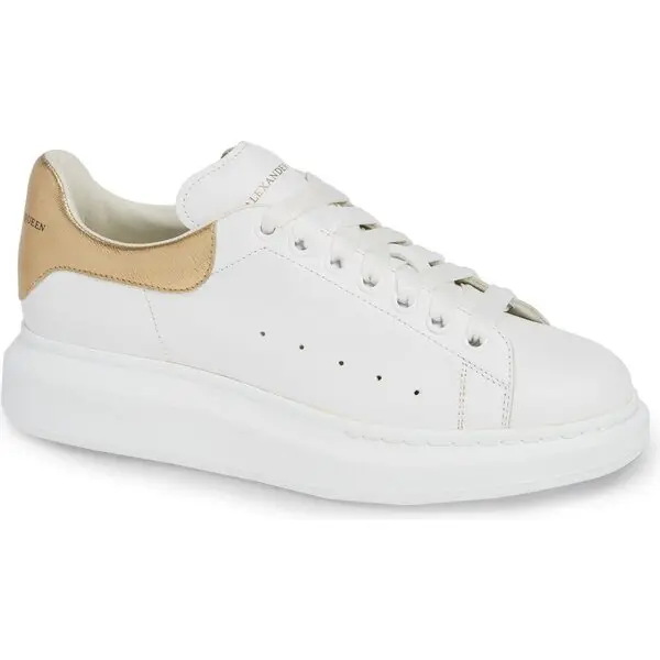 Alexander McQueen Oversized Sneaker - White/gold