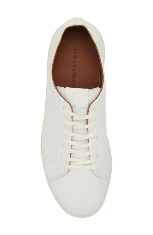 Vince Camuto Hallman Leather Sneaker - White 01