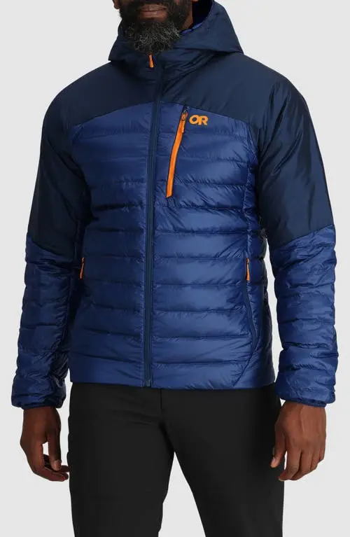 OUTDOOR RESEARCH Helium Water-resistant Hooded Down Jacket - Cenote