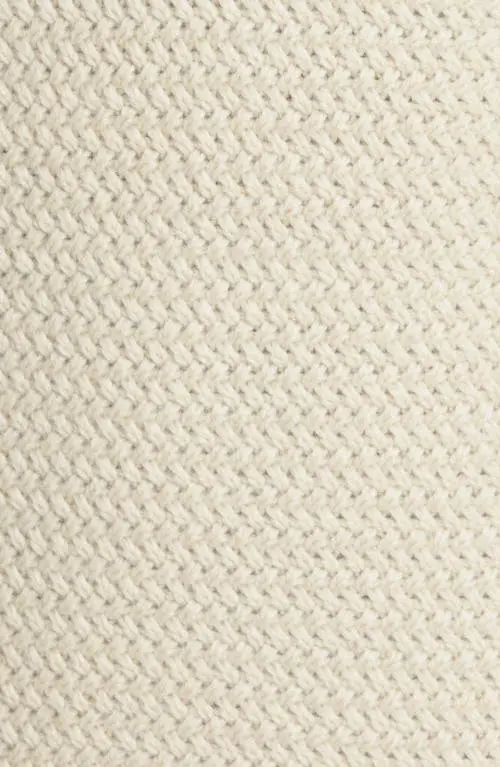 SCHOTT Military Henley Sweater - Off White