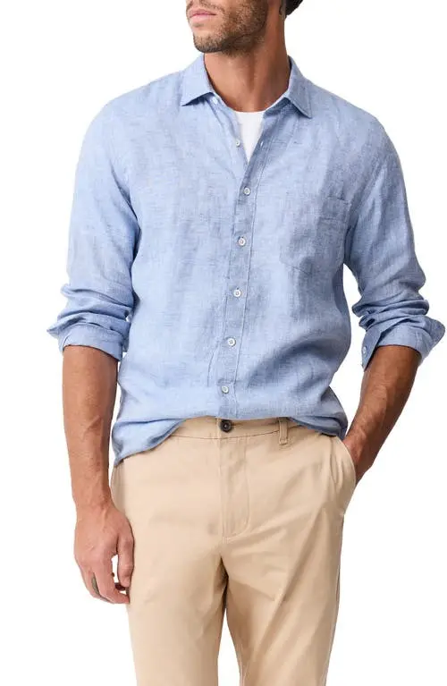 Rodd & Gunn Coromandel Button-up Linen Shirt - Denim