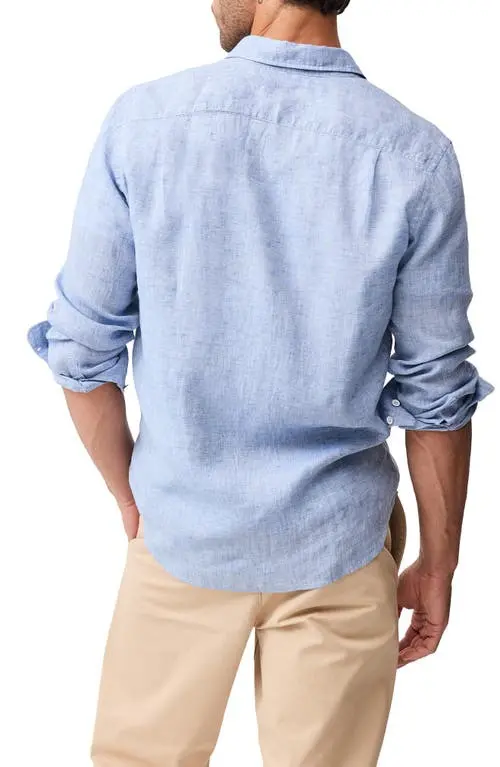 Rodd & Gunn Coromandel Button-up Linen Shirt - Denim