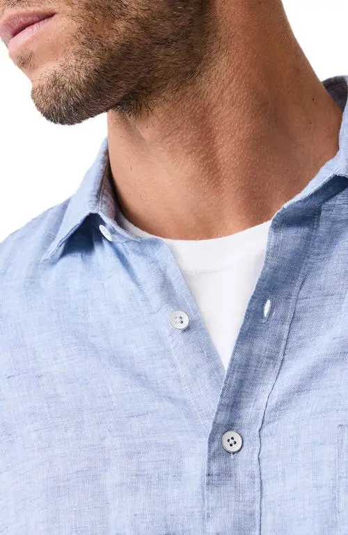 Rodd & Gunn Coromandel Button-up Linen Shirt - Denim