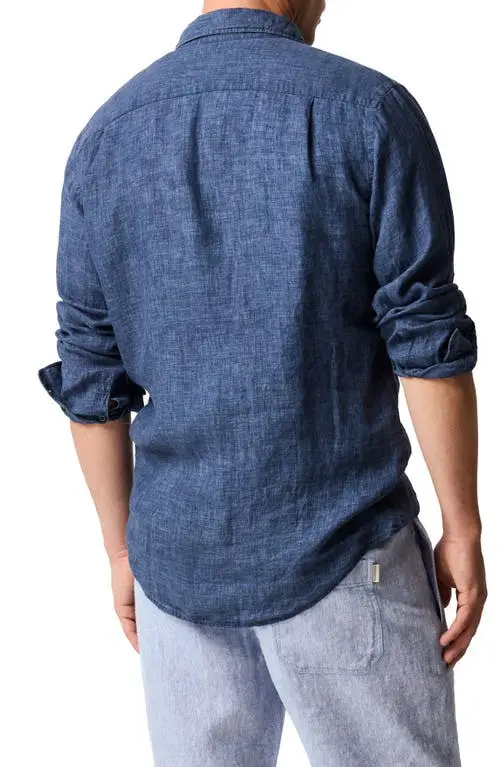 Rodd & Gunn Coromandel Linen Shirt - Marine