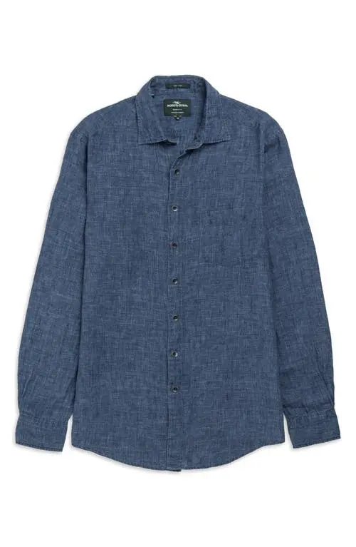 Rodd & Gunn Coromandel Linen Shirt - Marine