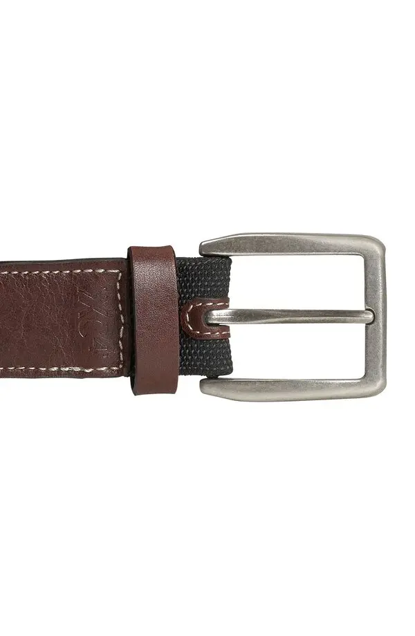 Johnston & Murphy Xc4 Waterproof Leather Belt - Mahogany Leather