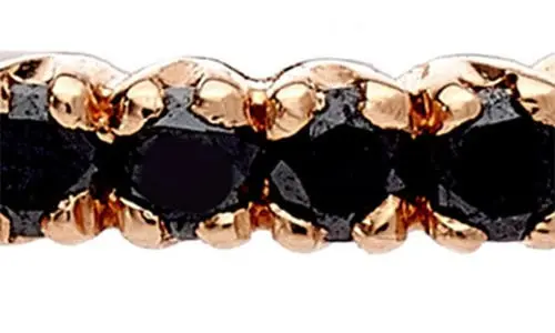 Sethi Couture Prong Set Diamond Eternity Band - Rose Gold/black Diamond