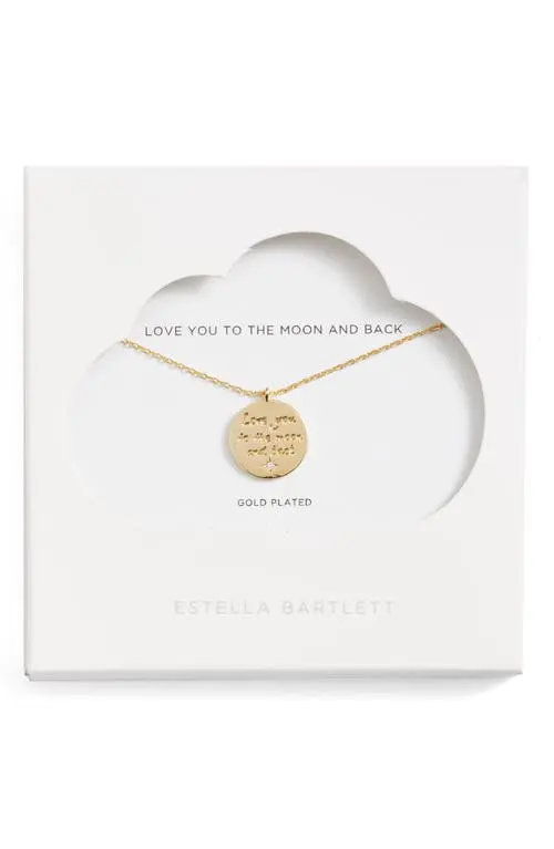 Estée Lauder Love You To The Moon And Back Pendant Necklace
