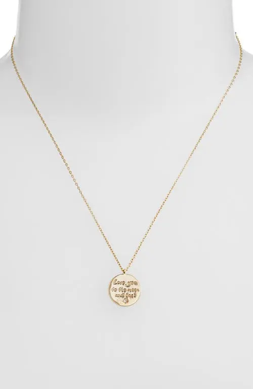 Estée Lauder Love You To The Moon And Back Pendant Necklace