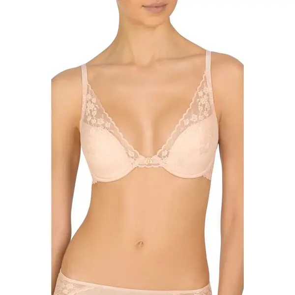 Natori Cherry Blossom Convertible Underwire Bra - Cameo Rose