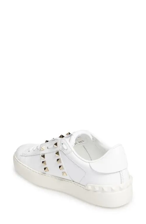 Valentino Garavani Rockstud Sneaker - White Leather