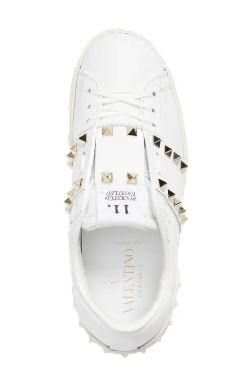 Valentino Garavani Rockstud Sneaker - White Leather