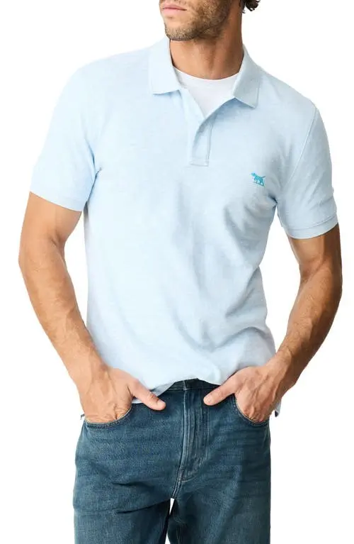 Rodd & Gunn Piqué Polo Shirt - Mist