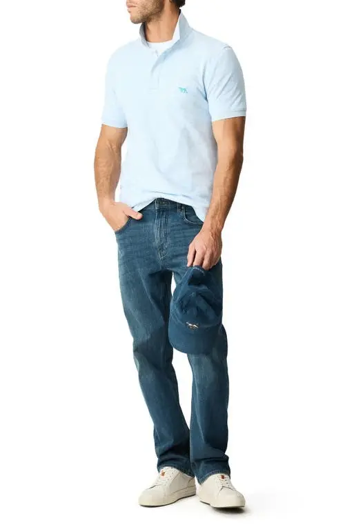 Rodd & Gunn Piqué Polo Shirt - Mist