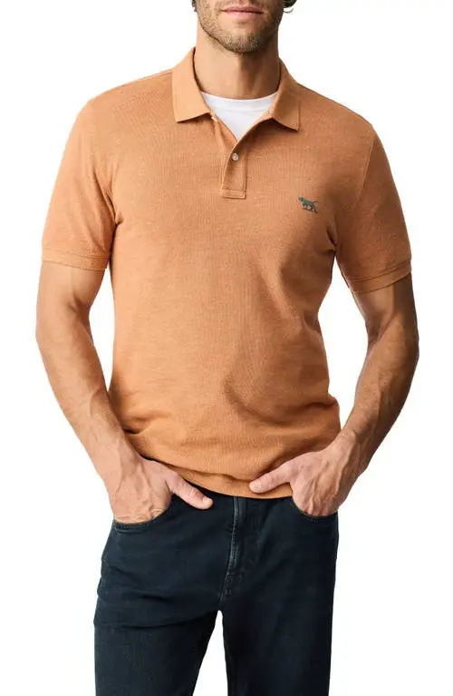Rodd & Gunn Piqué Polo Shirt - Sunset