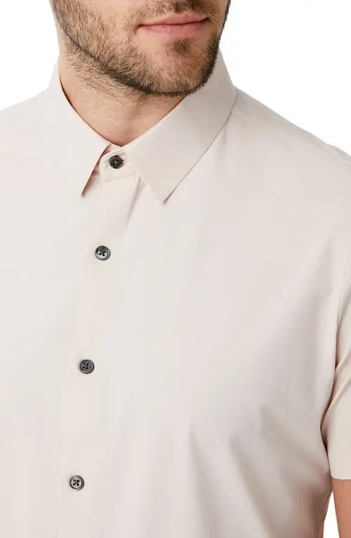 7 Diamonds American Me Slim Fit Short Sleeve Button-up Performance Shirt