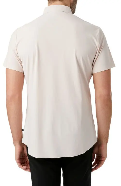 7 Diamonds American Me Slim Fit Short Sleeve Button-up Performance Shirt