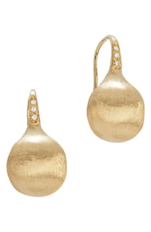 Marco Bicego Africa Diamond Drop Earrings - Yellow Gold