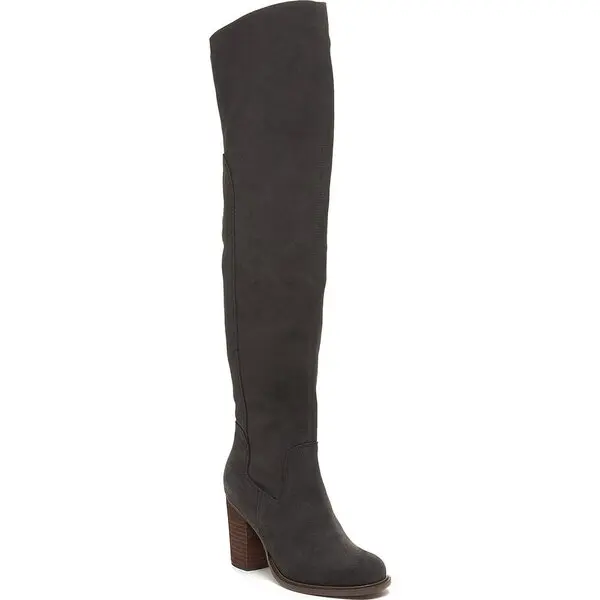 KELSI DAGGER BROOKLYN Logan Over The Knee Boot - Graphite