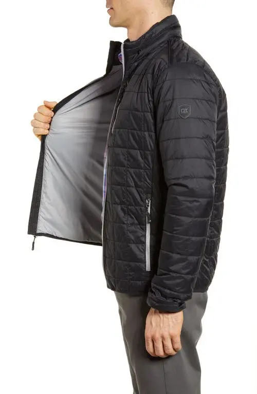 Cutter & Buck Rainier Primaloft® Full Zip Jacket - Black