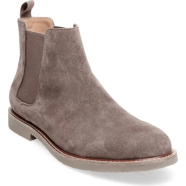 Steve Madden Highline Chelsea Boot - Taupe Suede
