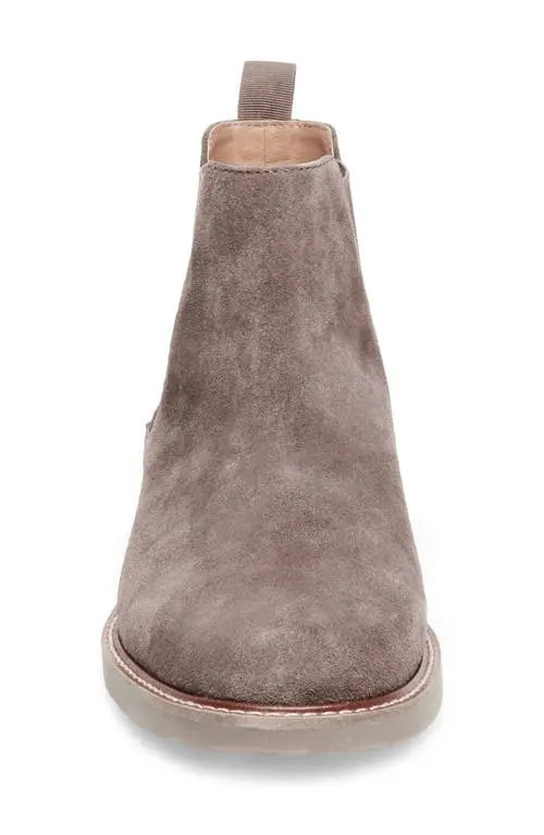 Steve Madden Highline Chelsea Boot - Taupe Suede