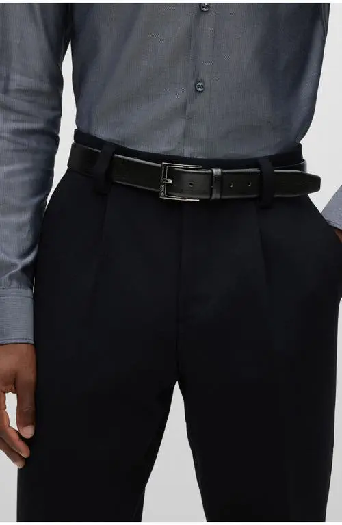 BOSS Elloy Leather Belt - Blk