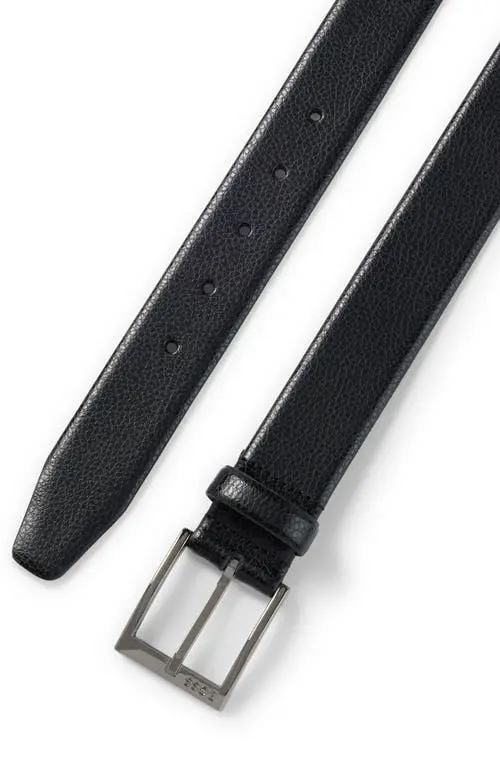 BOSS Elloy Leather Belt - Blk