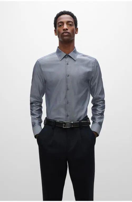 BOSS Elloy Leather Belt - Blk