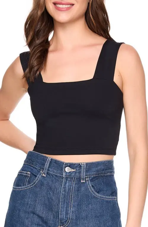 Susana Monaco Crop Tank - Black