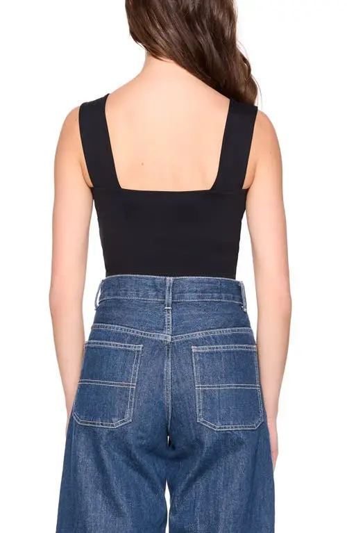 Susana Monaco Crop Tank - Black