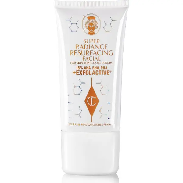 Charlotte Tilbury Super Radiance Resurfacing Aha + Bha + Pha Facial Exfoliating Mask - No Color