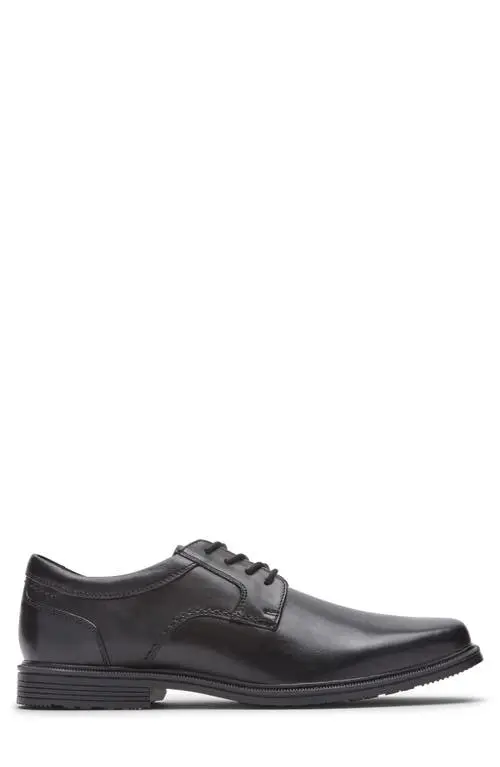 Rockport Taylor Waterproof Plain Toe Derby - Black