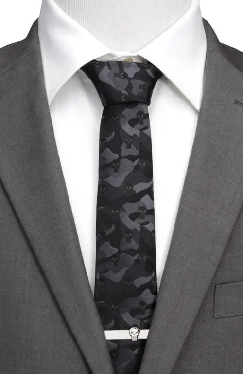 CUFFLINKS, INC. The Punisher Silk Tie - Black