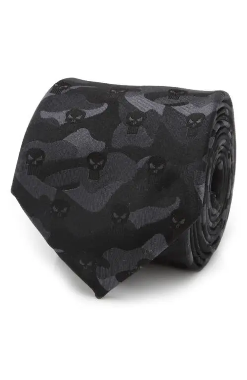 CUFFLINKS, INC. The Punisher Silk Tie - Black