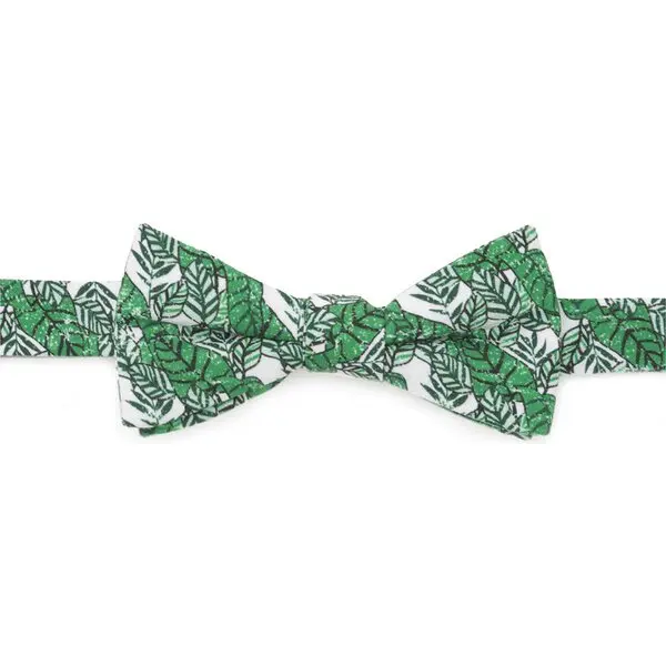 CUFFLINKS, INC. Palm Print Bow Tie - Green