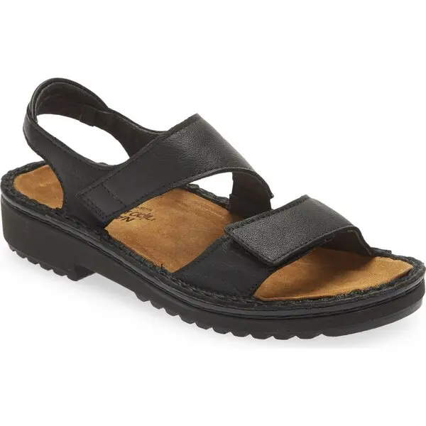 Naot Enid Sandal - Jet Black Leathre