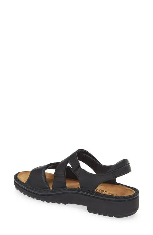 Naot Enid Sandal - Jet Black Leathre