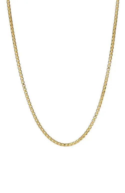 DEGS & SAL Box Chain Necklace - Gold