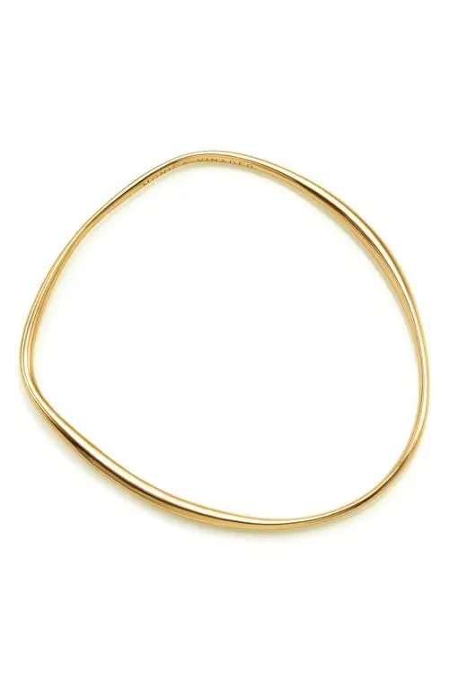 Monica Vinader Nura Reef Bangle - Yellow Gold