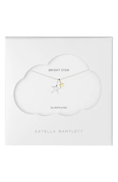 Estée Lauder Two-tone Double Star Pendant Necklace