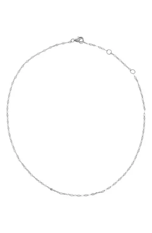 Lana Jewelry Blake 14k Gold Chain Choker - White Gold