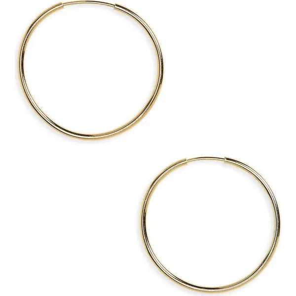 Argento Vivo Hoop Earrings - Gold