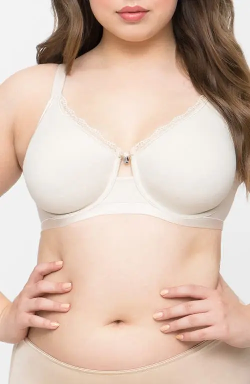 CURVY COUTURE Luxe Underwire Full Figure T-shirt Bra - Natural