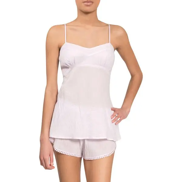 EVERYDAY RITUAL Lily Daisy Camisole Short Pajamas - Lavender