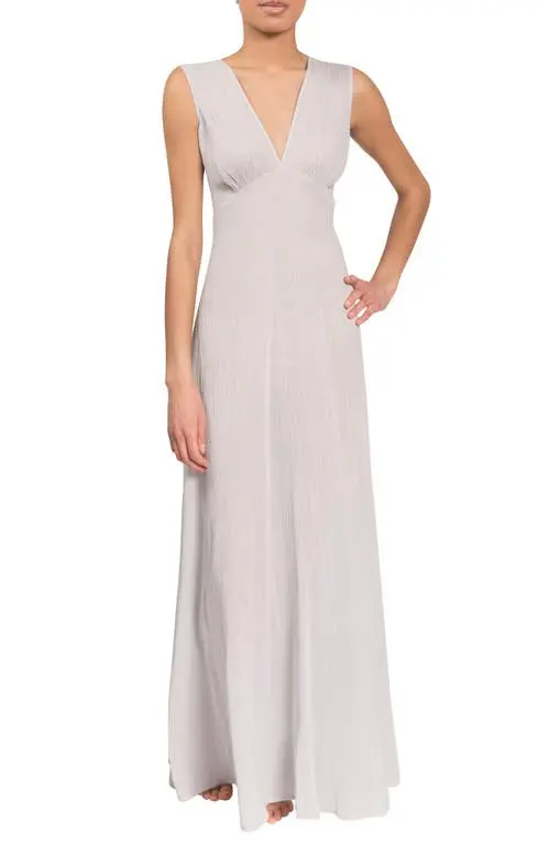 EVERYDAY RITUAL Amelia Long Nightgown - Mist