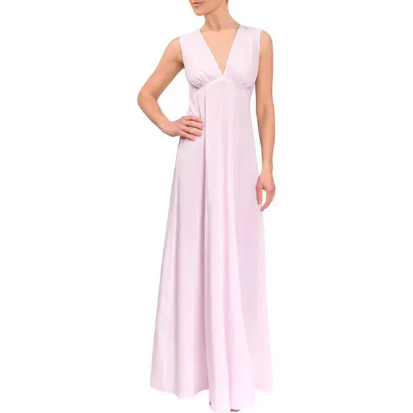 EVERYDAY RITUAL Amelia Long Nightgown - Pink