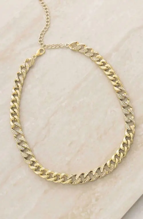 Ettika Crystal Chain Necklace