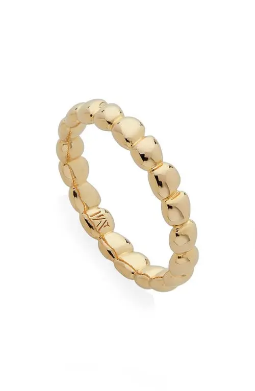 Monica Vinader Nura Teardrop Eternity Ring - Yellow Gold