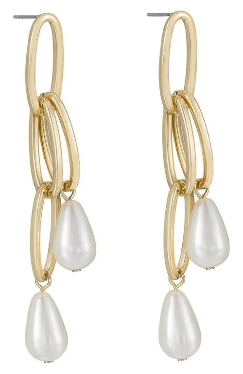 Ettika Freshwater Pearl Earrings